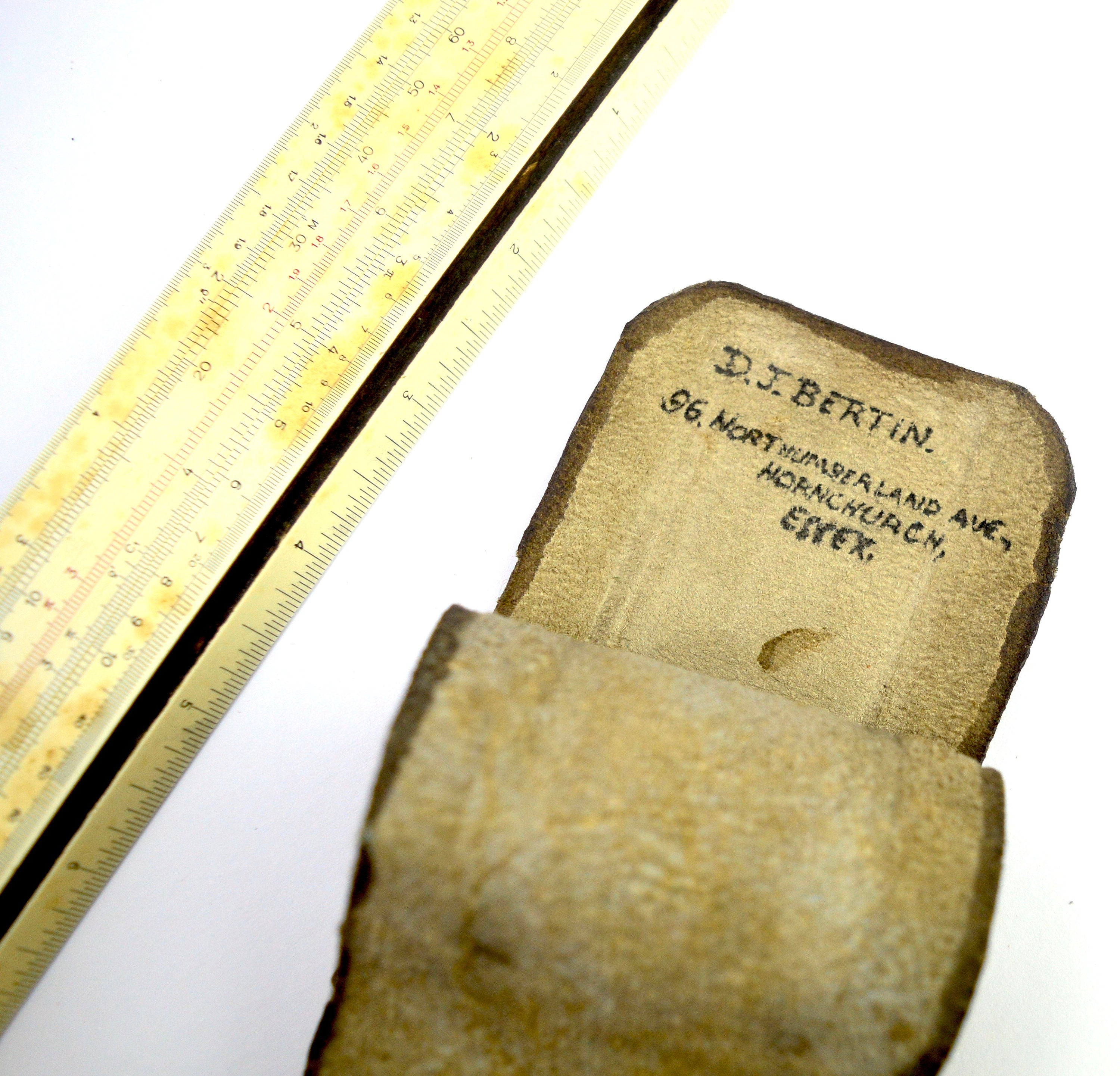 Vintage AW Faber Castell 1/87 12 Inch Slide Rule Leather Carry - Etsy UK