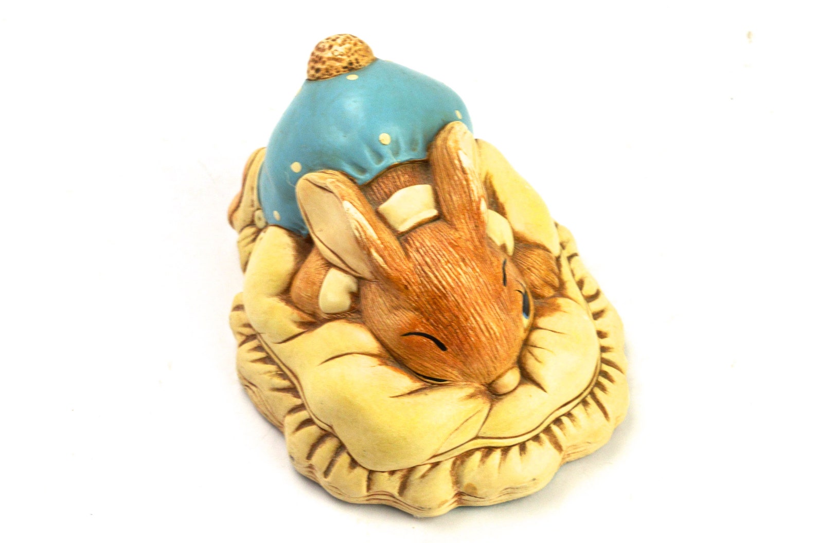 Dodger Pendelfin Studios Sleeping Rabbit China Rabbit Hand - Etsy UK