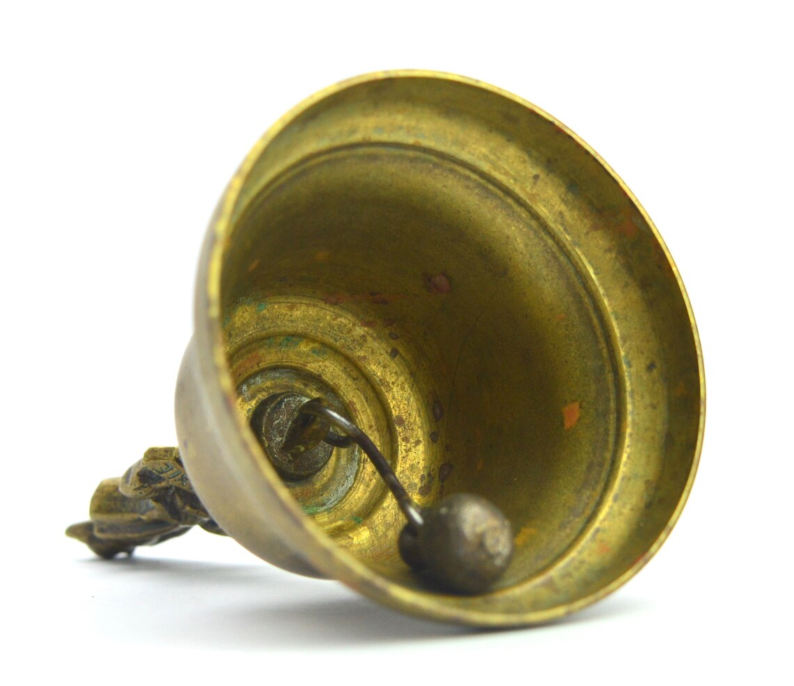 Brass Bell Devon Pixie Bell Devon Imp Bell Vintage Brass Bell - Etsy UK