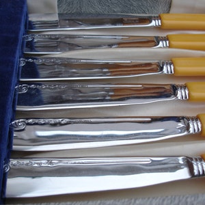 Set of Fish Knives and Forks Vintage Flatware Vintage Cutlery Set ...