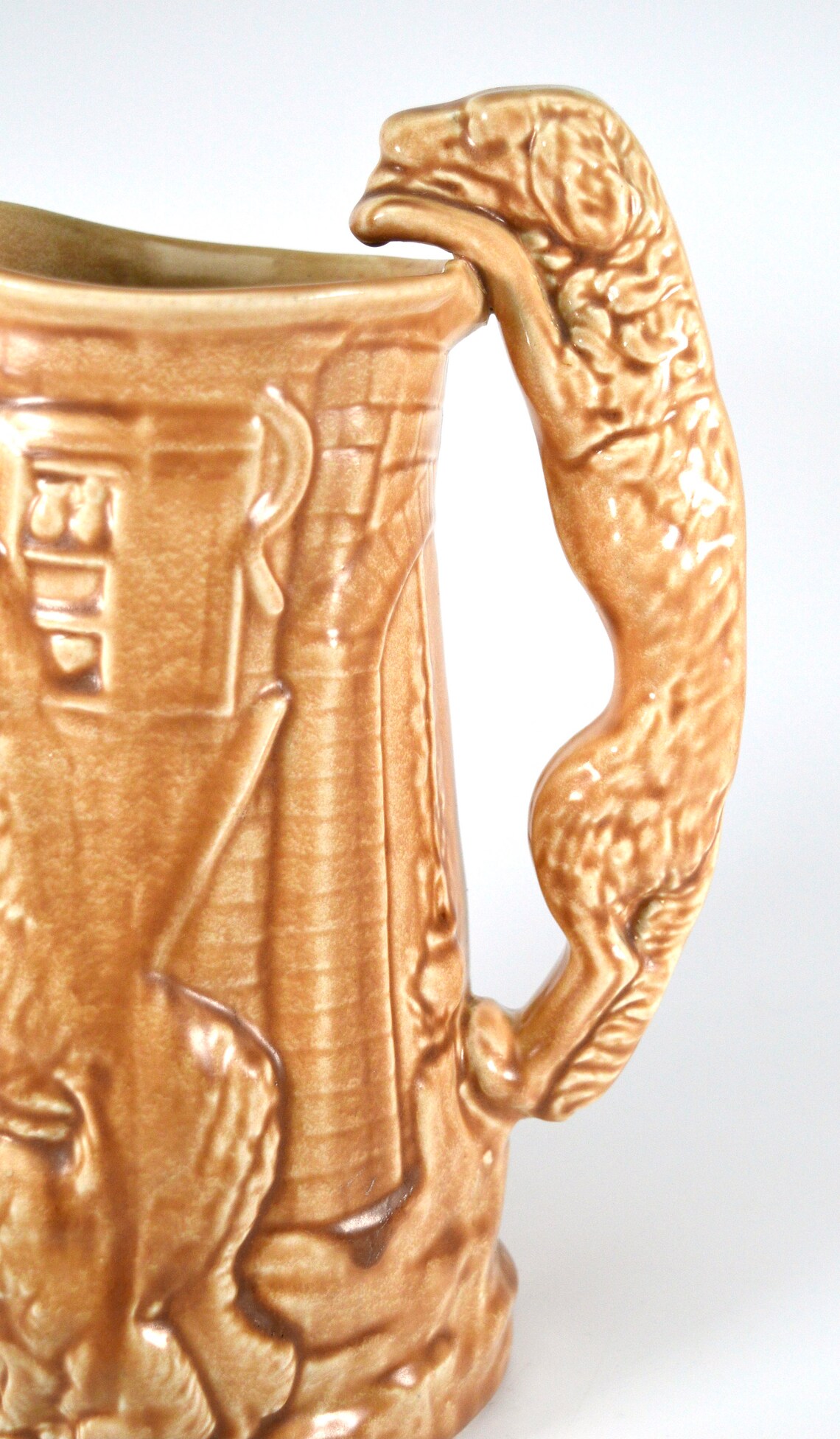Old Feeding Time Jug, Reproduction of Samuel Alcock Jug, Vintage ...