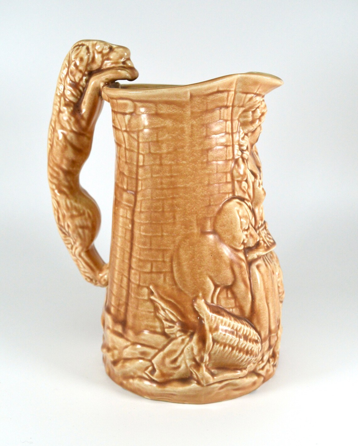 Old Feeding Time Jug, Reproduction of Samuel Alcock Jug, Vintage ...