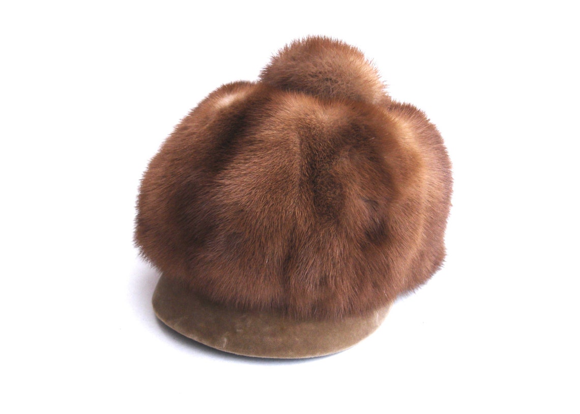 1960s Brown Vintage Fur Hat Vintage Fur Hat Vintage Fancy Dress Vintage ...