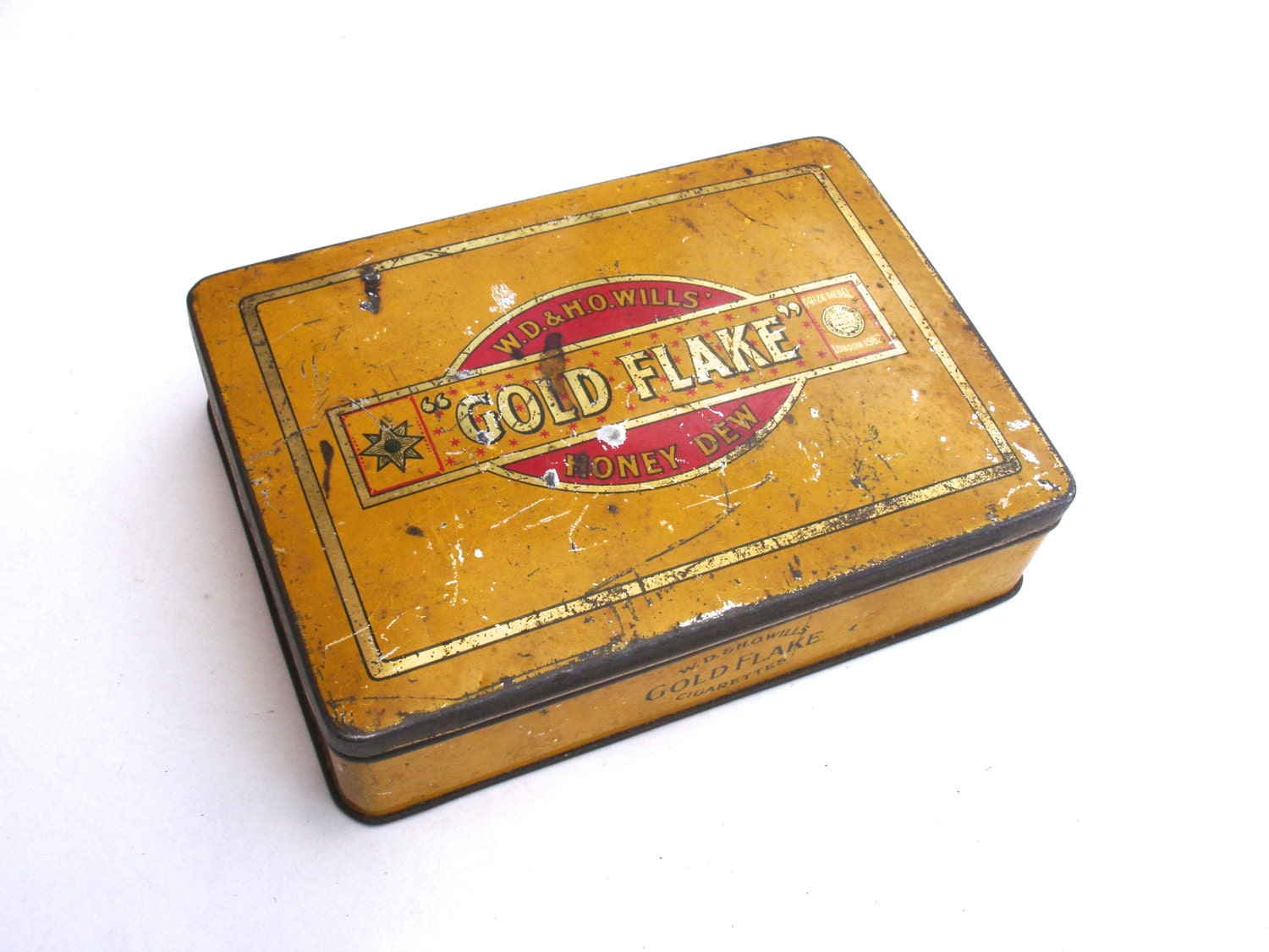 1960s Vintage Cigarette Tin Gold Flake Cigarettes Virginia - Etsy