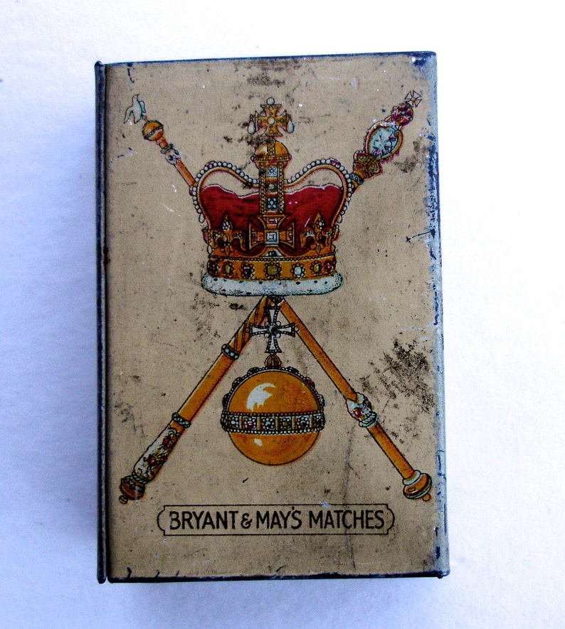1937 King George VI Coronation Matchbox Bryant & Mays Matches Vintage ...
