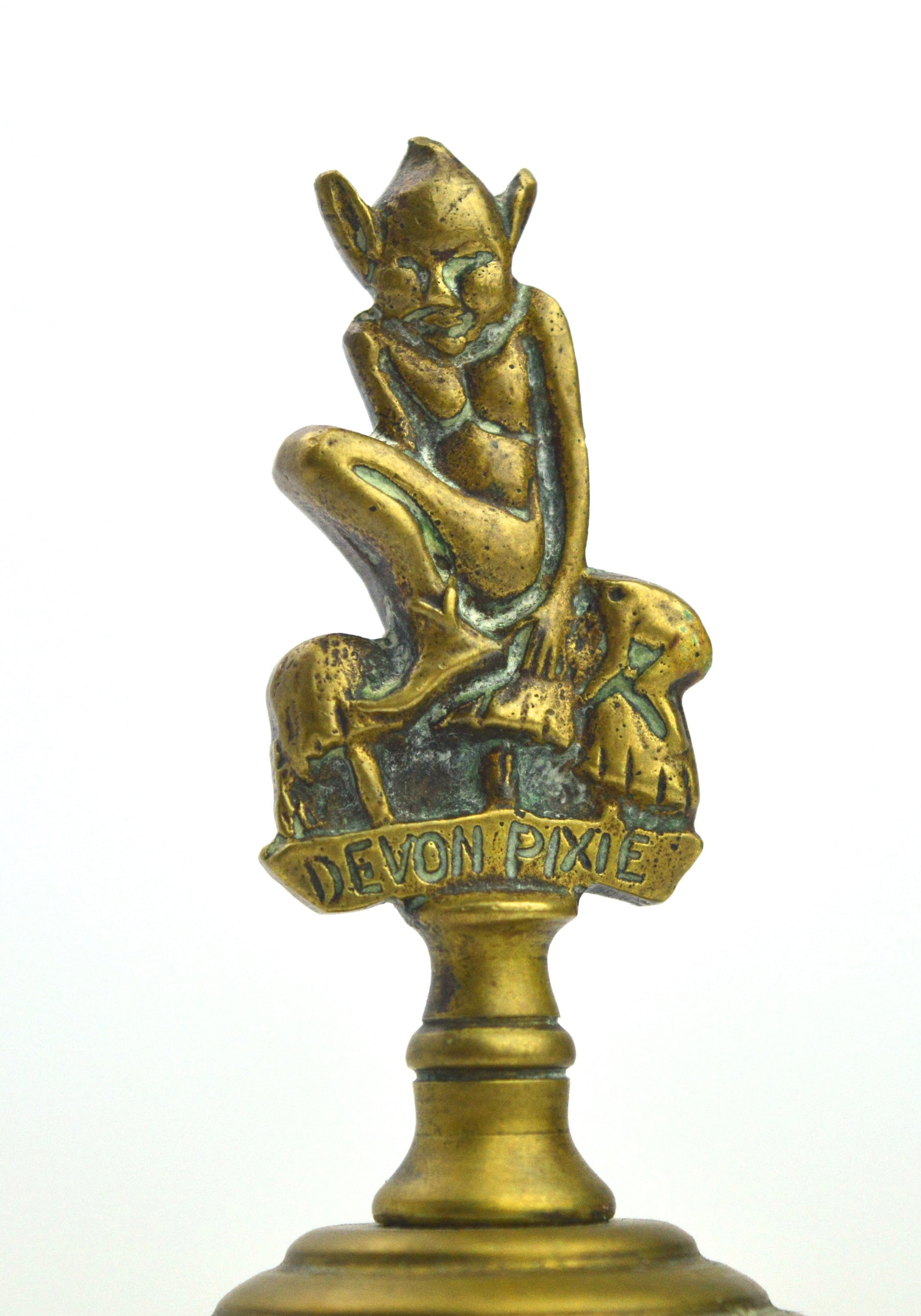 Brass Bell Devon Pixie Bell Devon Imp Bell Vintage Brass Bell Vintage ...