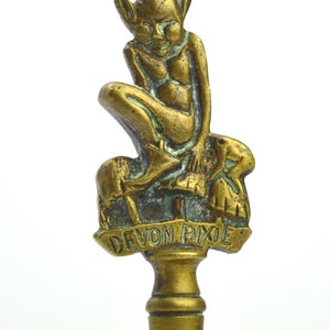 Brass Bell Devon Pixie Bell Devon Imp Bell Vintage Brass Bell Vintage Metalware Dinner Bell ...