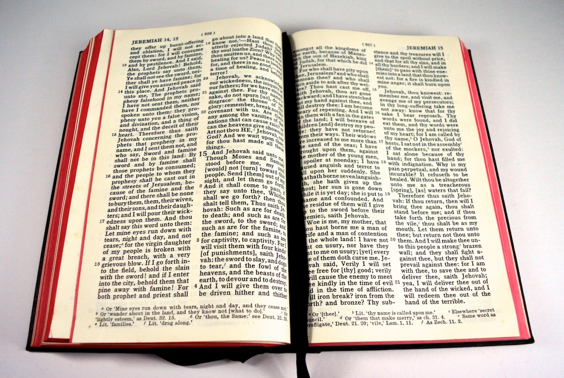 Vintage Holy Bible Holy Scriptures New Translation Vintage - Etsy UK