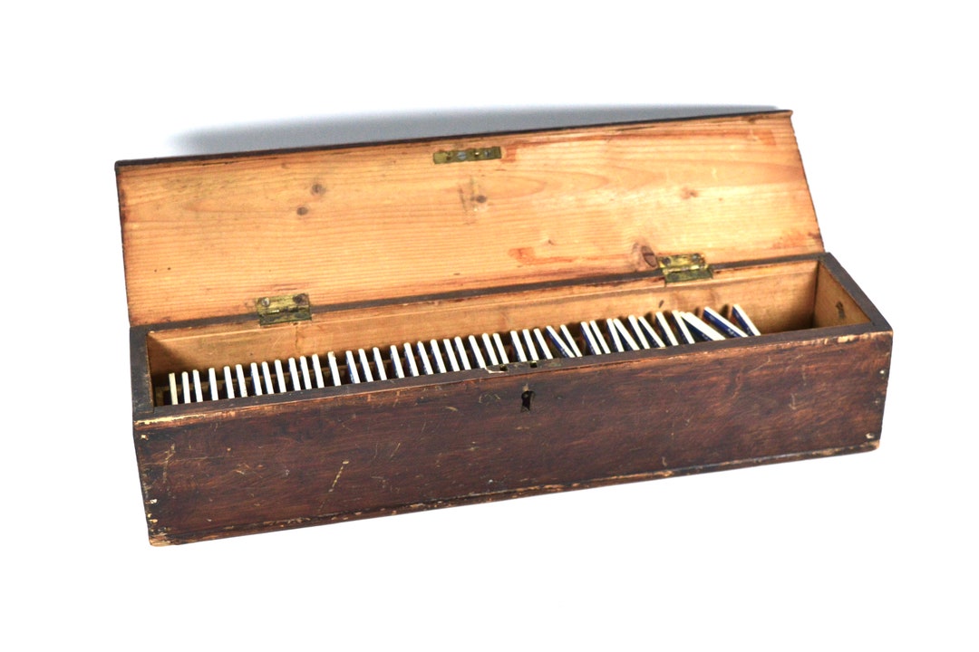 Vintage Wooden Box 35mm Slide Storage Case Photographic Slides Jesus ...