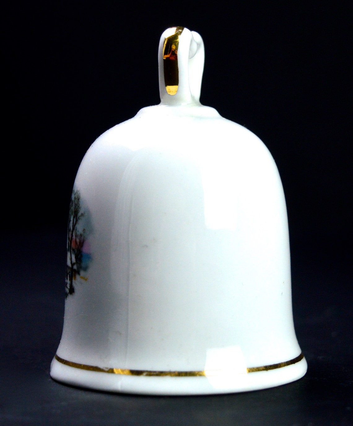 Vintage Bell Winter Scene Bell Christmas Bell Vintage Bell - Etsy UK