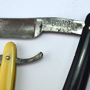 Victorian Razors Solingen Mappin & Webb Hamburg Vintage Hollow Ground ...