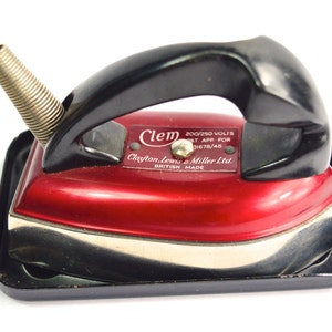 1950s Clem Travelling Iron Clayton Lewis & Miller Retro Travel in the ...