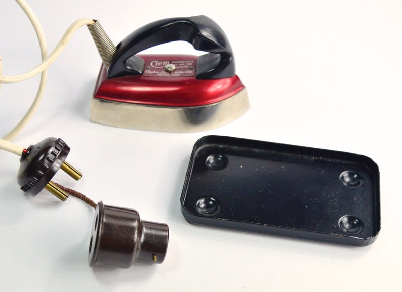 1950s Clem Travelling Iron Clayton Lewis & Miller Retro Travel in the ...