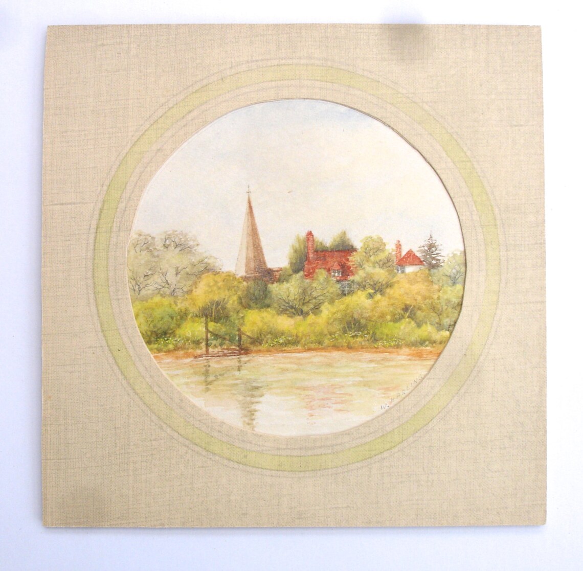 Signed W Harling Bury Sussex England Vintage Art Vintage - Etsy UK