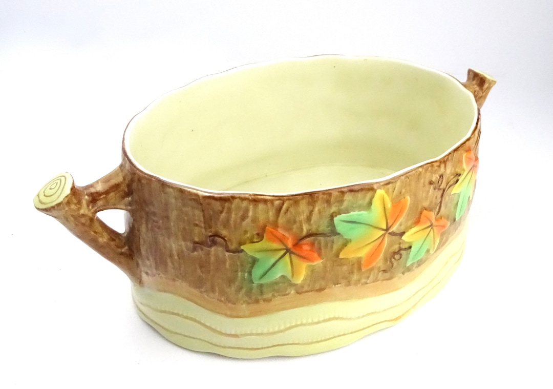 1930s JHW & Sons Ltd Weatherby Falcon Ware Vintage Bowl Vintage Fruit ...