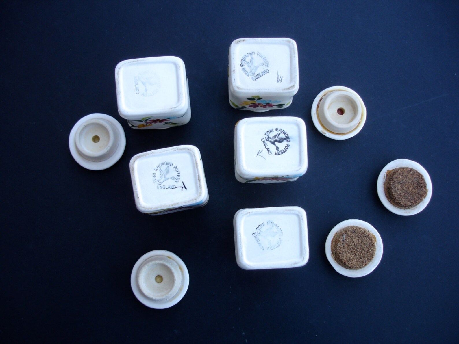 5 Vintage Toni Raymond Spice Jars Vintage Spice Set Vintage Vintage ...