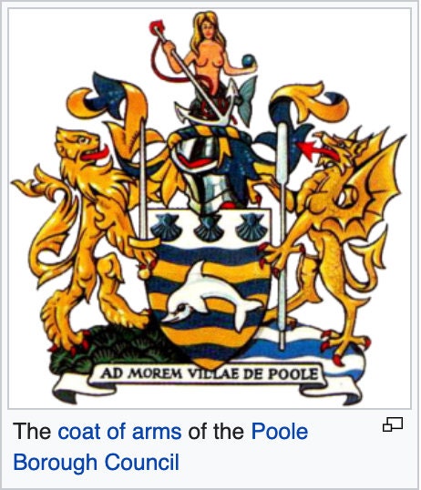 1960s Vintage Poole Pottery Dolphin Large Dolphin Poole Emblem - Etsy ...