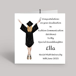 Female Graduation Card, Graduation Card Niece, Graduation Card Daughter ...