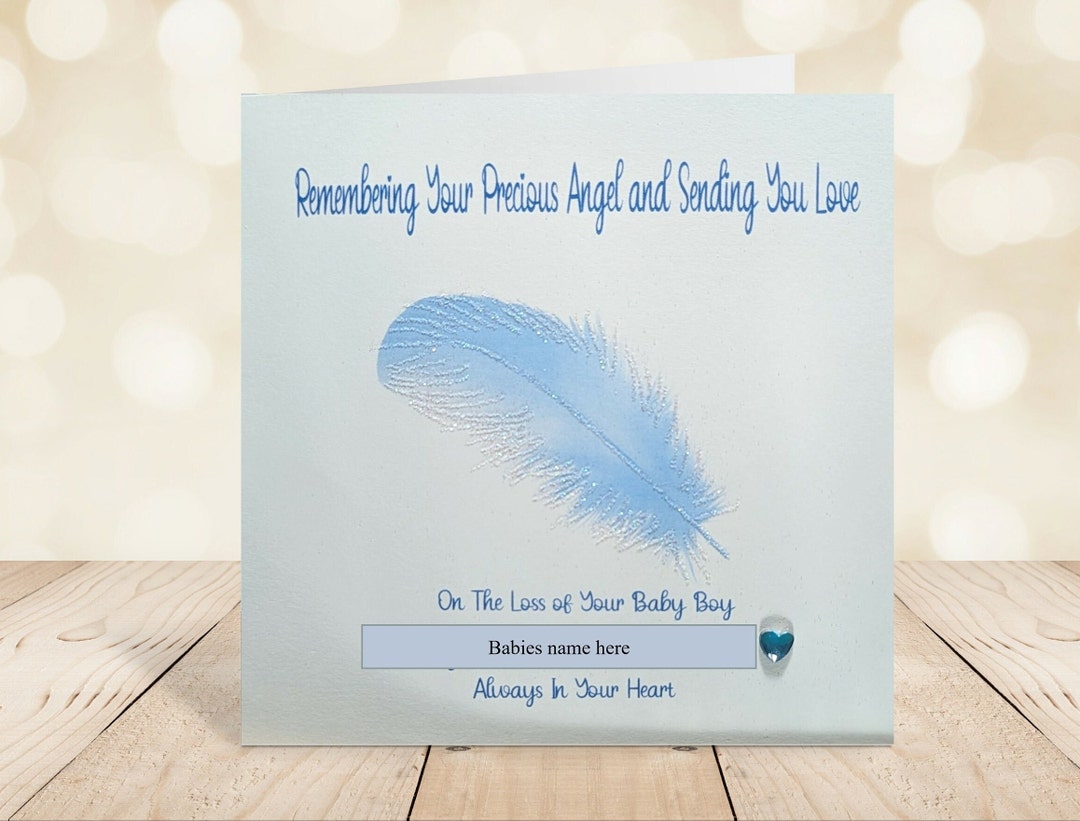 BL2 Baby Loss Sympathy Card, Baby Loss Keepsake, Baby Loss Card for ...