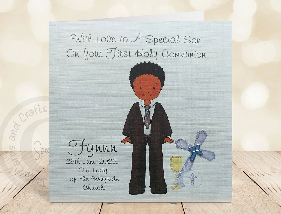 Confirmation Congratulations Card, Personalised Card for Christening ...