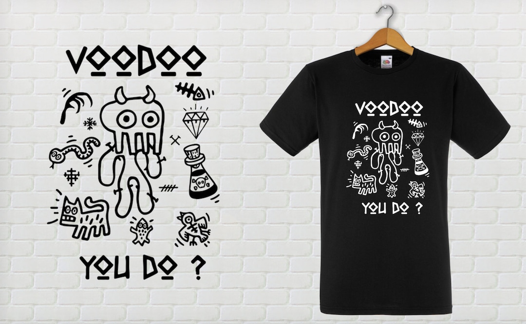 VOODOO YOU DO Tee Shirt Slim Man or Woman. - Etsy