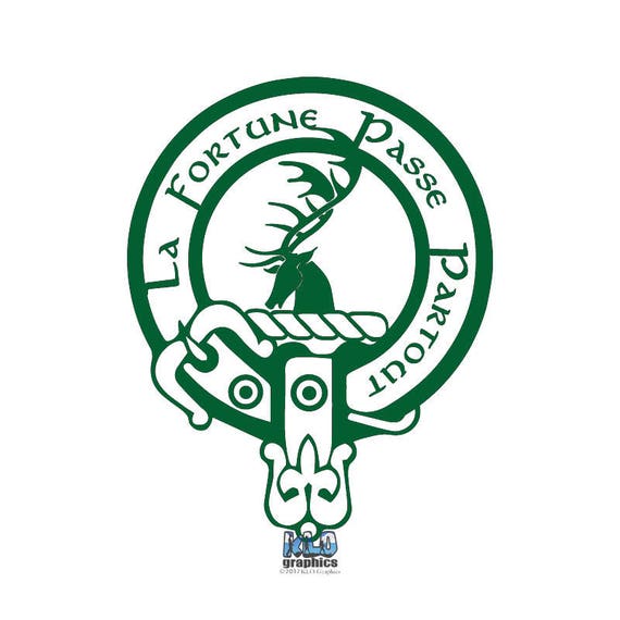 ROLLO CLAN CREST Vinyl Sticker Decal Truck Car Computer | Etsy