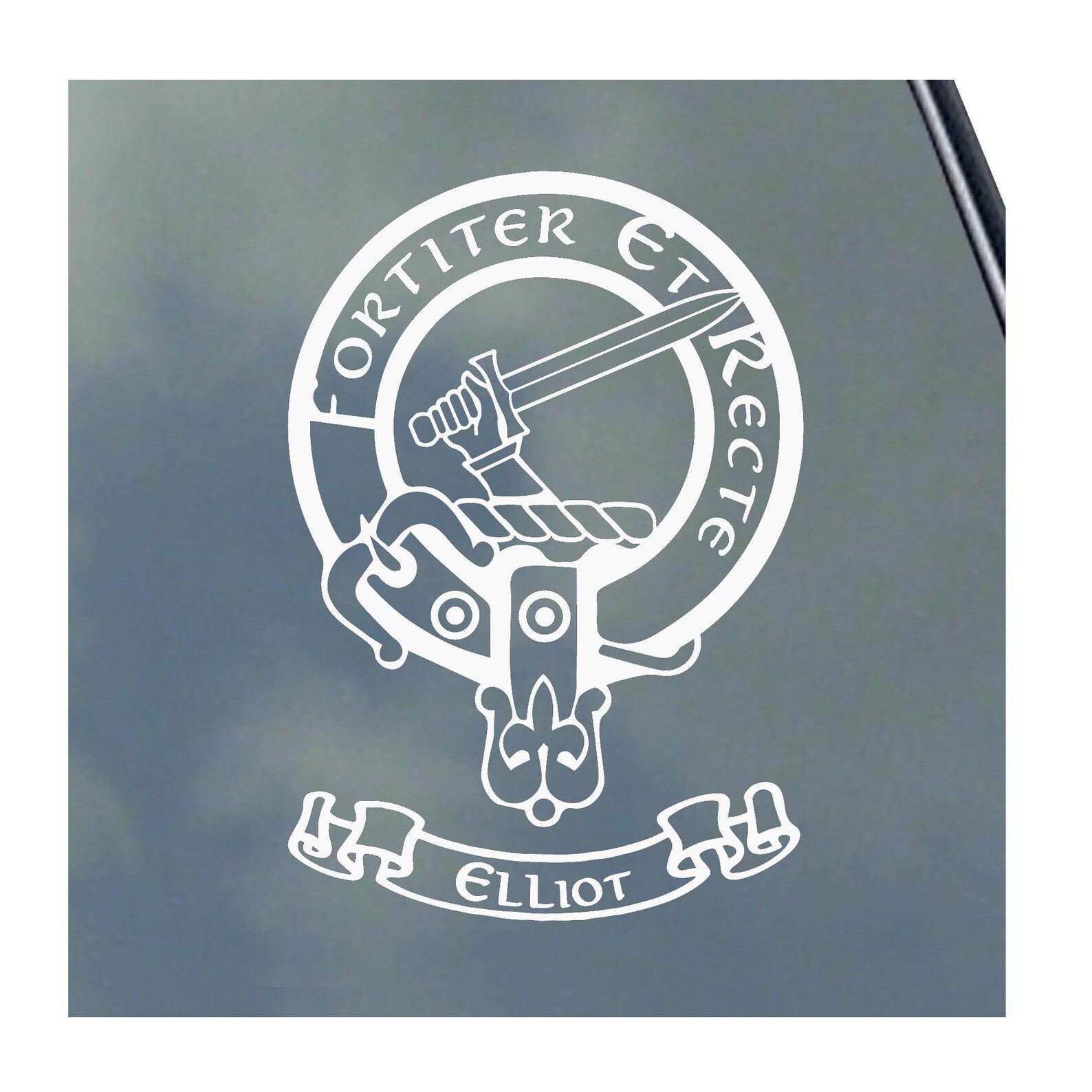 ELLIOT CLAN CREST Vinyl Sticker Decal Truck Car Computer Scottish - Etsy