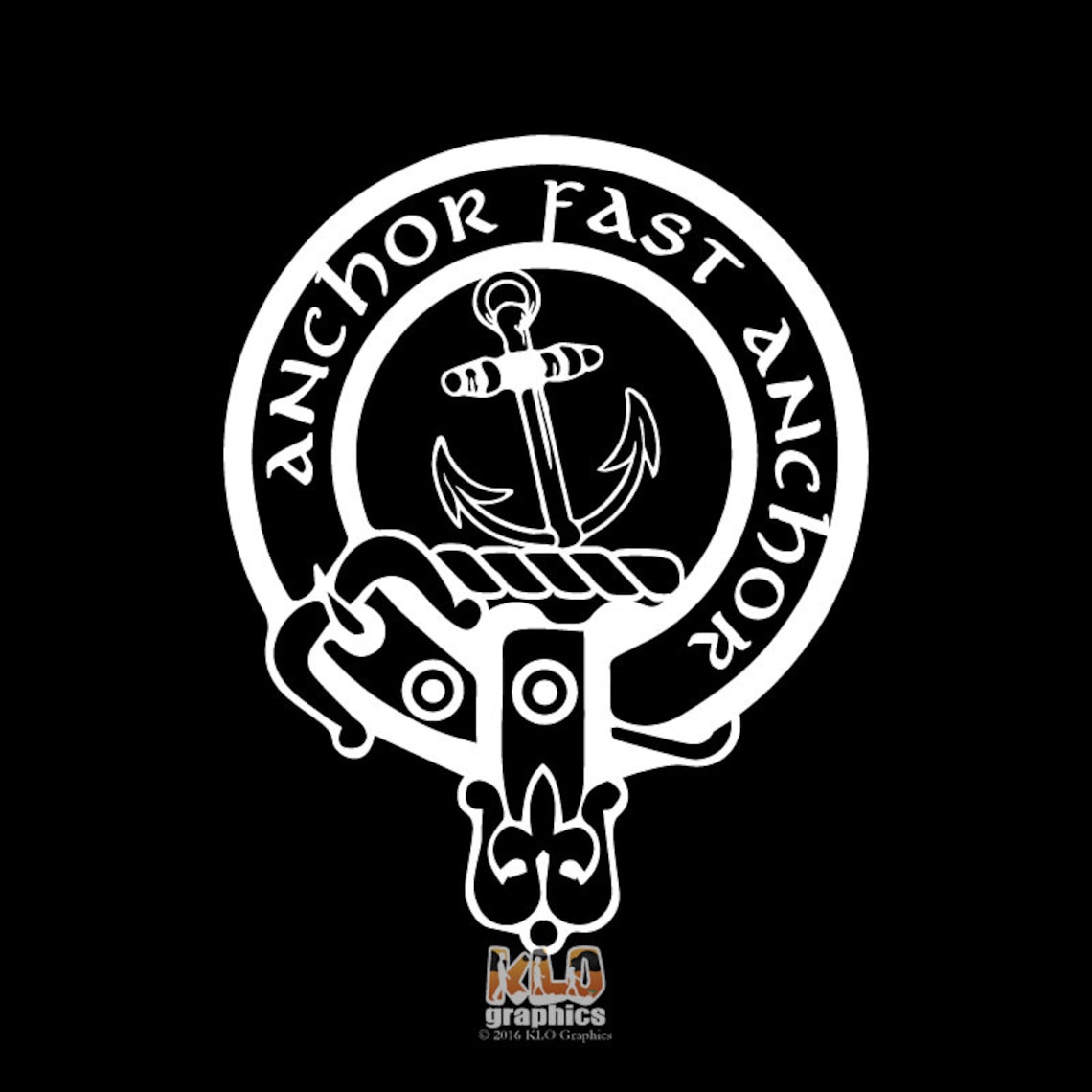 GRAY CLAN CREST vinyl sticker Truck Car Window Laptop Computer | Etsy