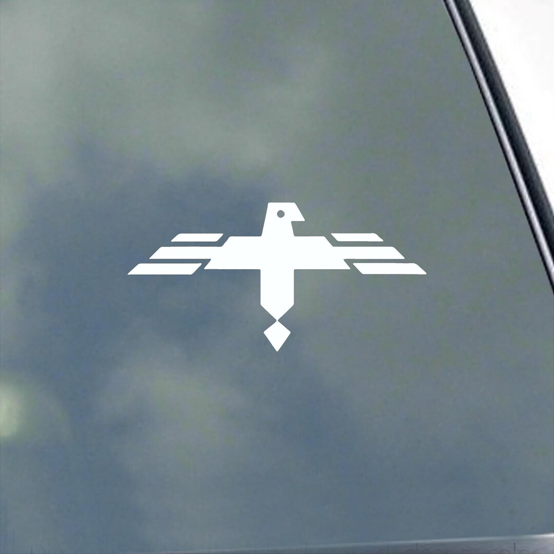 THUNDERBIRD Simple Vinyl Sticker Decal Native American Legendary ...