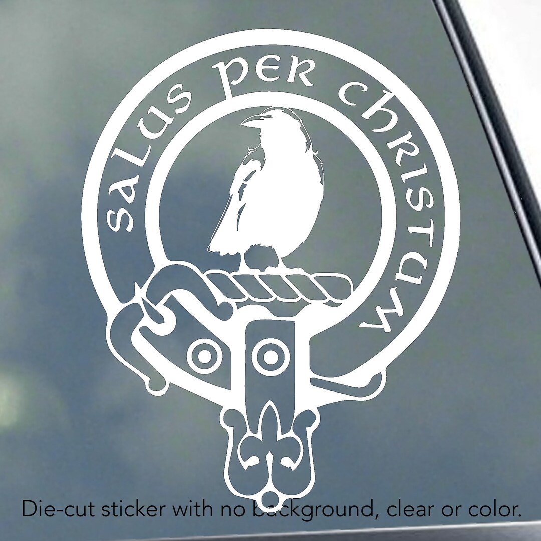 ABERNETHY CLAN CREST Vinyl Sticker Decal Truck Car Computer Scottish ...