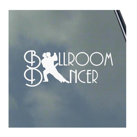 Ballroom Dancers Vinyl Sticker Decal Dancesport School Student - Etsy