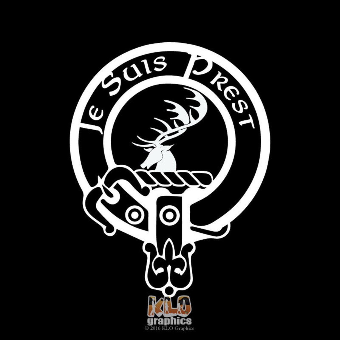 FRASER of LOVAT CLAN Crest vinyl sticker Truck Car Window | Etsy