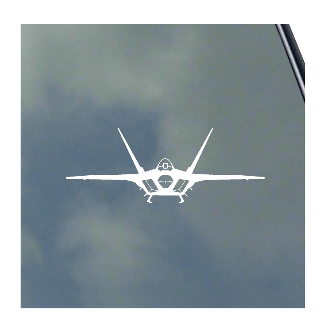 F-22 RAPTOR Pilot FRONT View With Open Weapon Bay Doors Vinyl Sticker ...