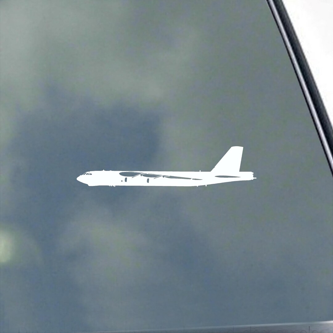 B-52 Stratofortress Pilot Side View Vinyl Sticker Decal by KLO Graphics ...