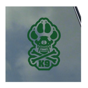 K9 Working Dog Vinyl Sticker Decal Military Police Search and Rescue ...