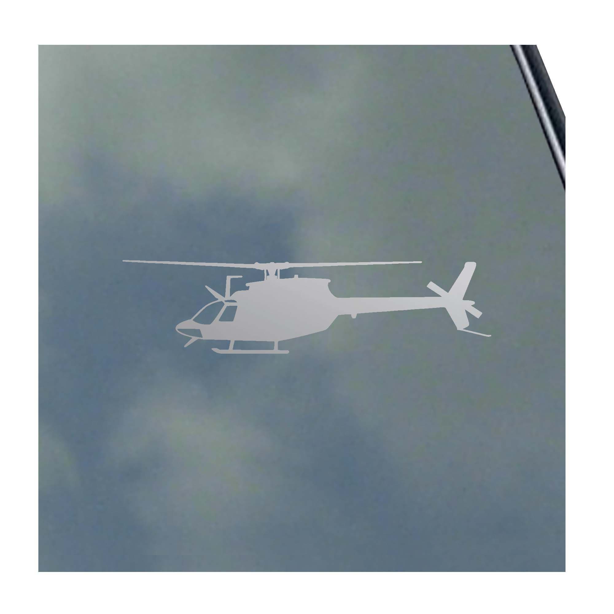OH-58A KIOWA Pilot Side View Vinyl Sticker Decal Army Observation Recon ...