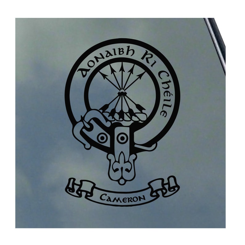CAMERON CLAN CREST Vinyl Sticker Decal Truck Car Computer Scottish - Etsy