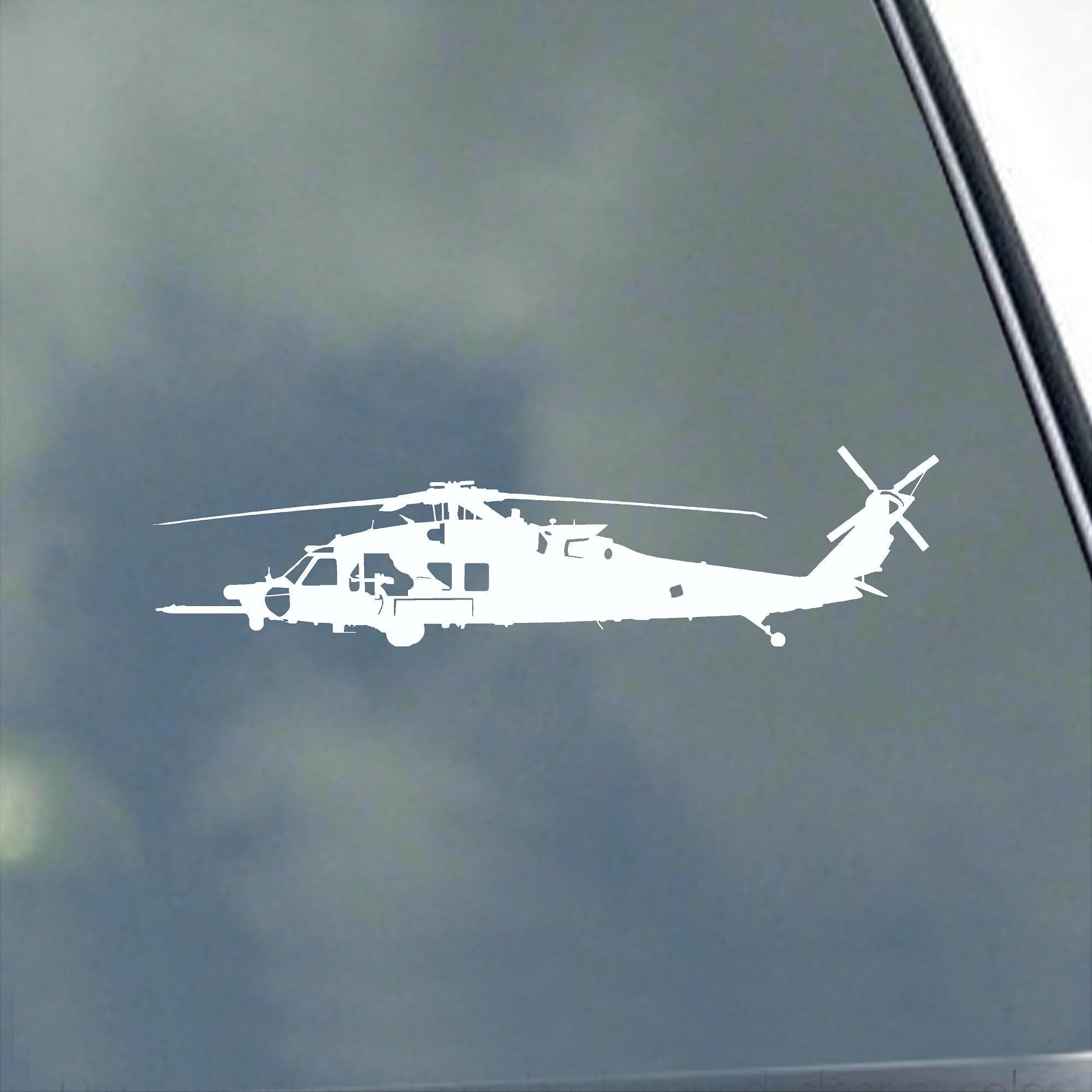 MH-60M DAP Side View Pilot Crew Vinyl Sticker Decal 160th SOAR Army ...