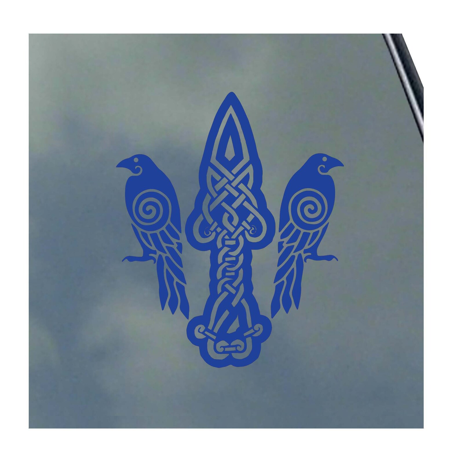 HUGINN and MUNINN With GUNGNIR Vinyl Sticker Decal Asatru Norse Thor ...