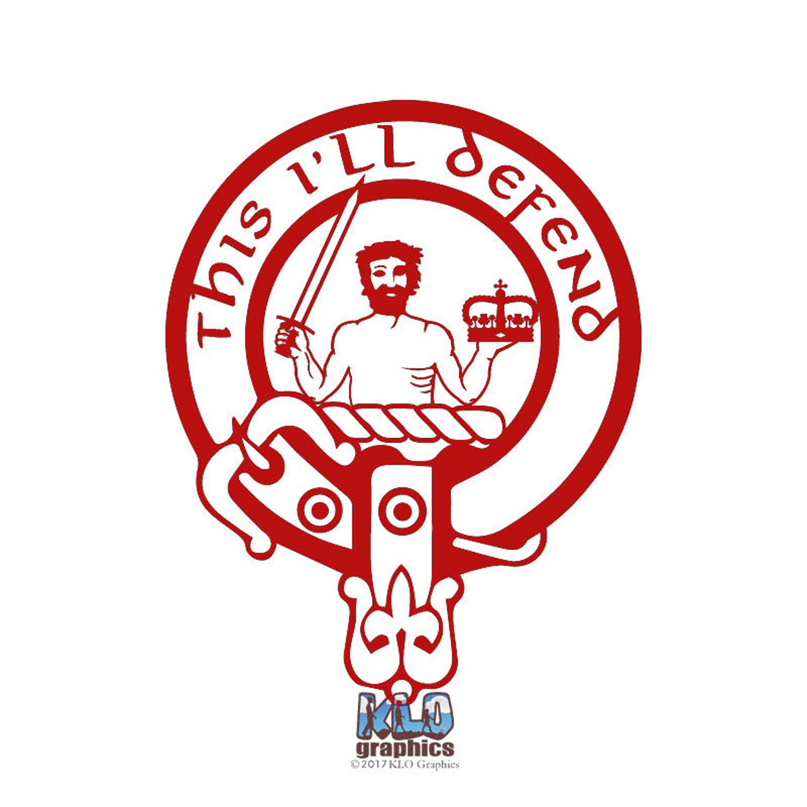 MacFARLANE CLAN CREST vinyl sticker Truck Car Computer | Etsy