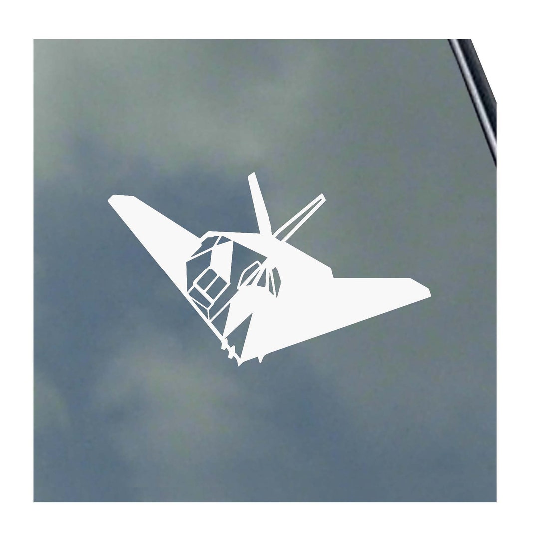 F-117 NIGHTHAWK Pilot FLIGHT Vinyl Sticker Decal Bandit Air Force Gulf ...
