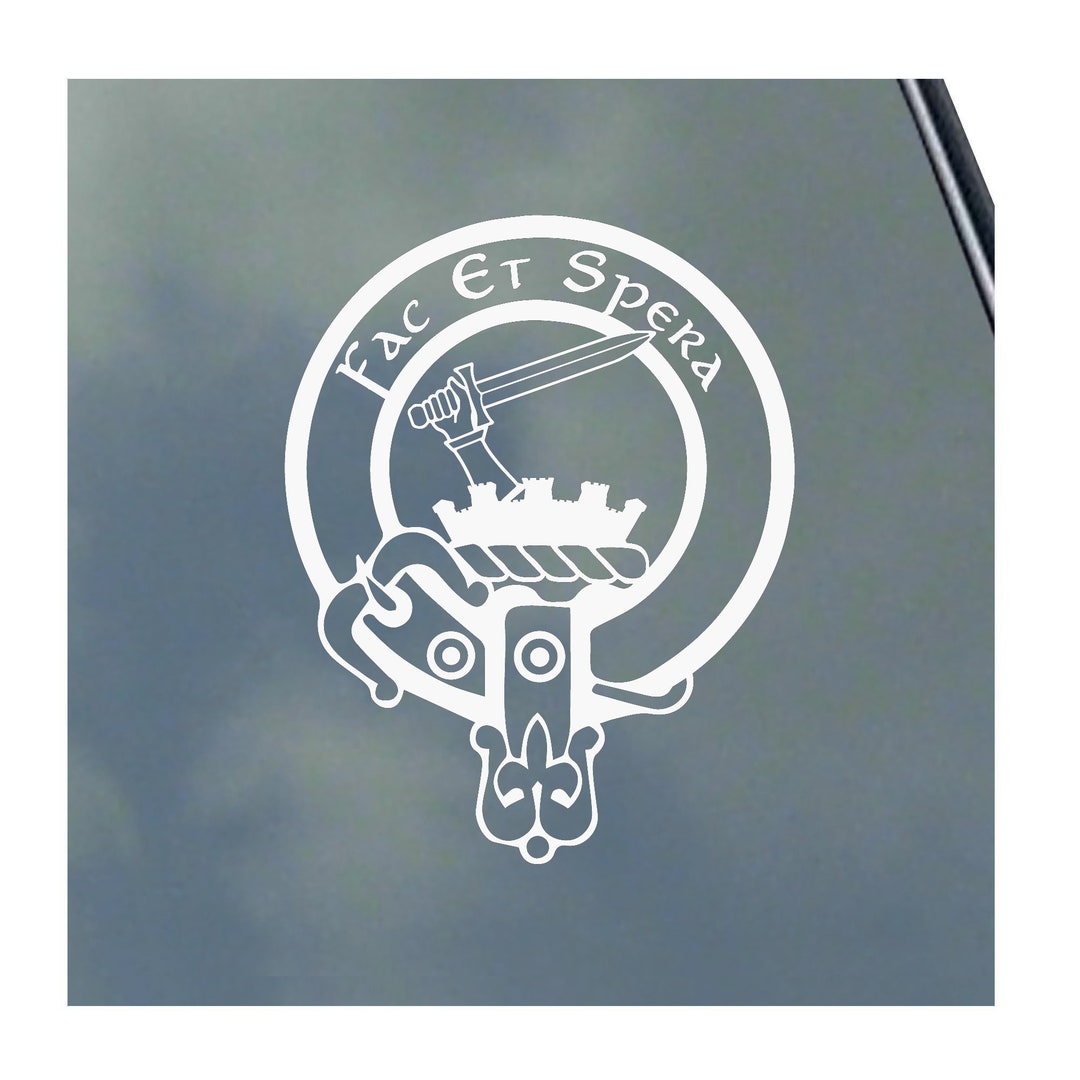 CALDWELL CLAN CREST Vinyl Sticker Truck Car Computer Scottish - Etsy