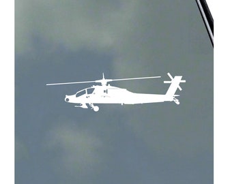 AH-64 Apache Helicopter Tattered Flag Vinyl Decal Army - Etsy