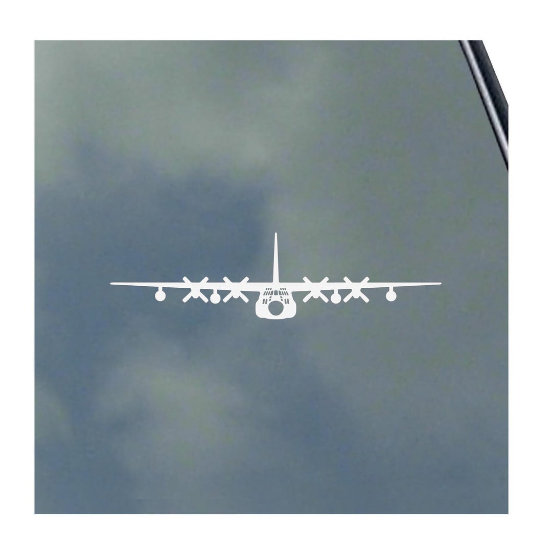 KC-130J Pilot Crew Front View Vinyl Sticker Decal KLO Graphics Herc ...