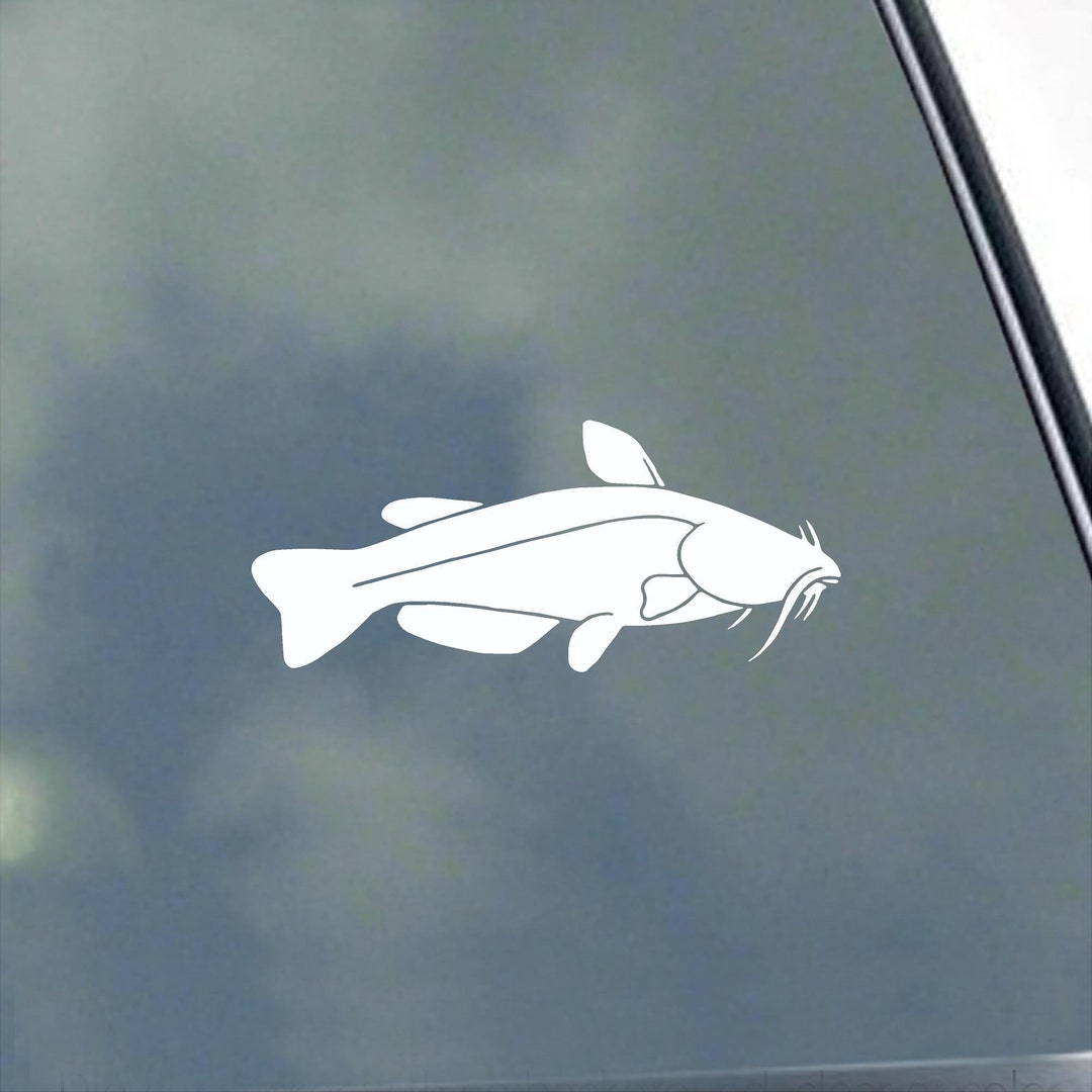 Channel Catfish Vinyl Sticker Sportsman Fishing Noodling Noodle Hook ...