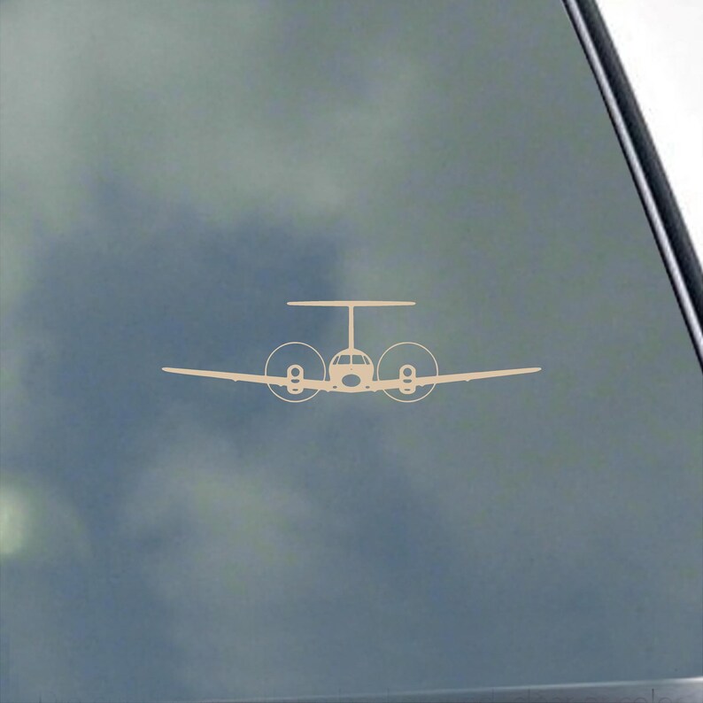 EMB-120 Front View Vinyl Sticker Decal by KLO Graphics General Aviation ...