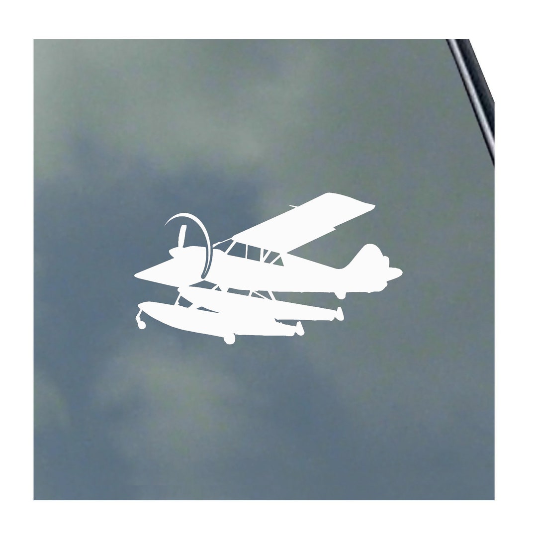 AVIAT HUSKY Pilot in FLIGHT Vinyl Sticker Decal Bush Pilot Utility ...