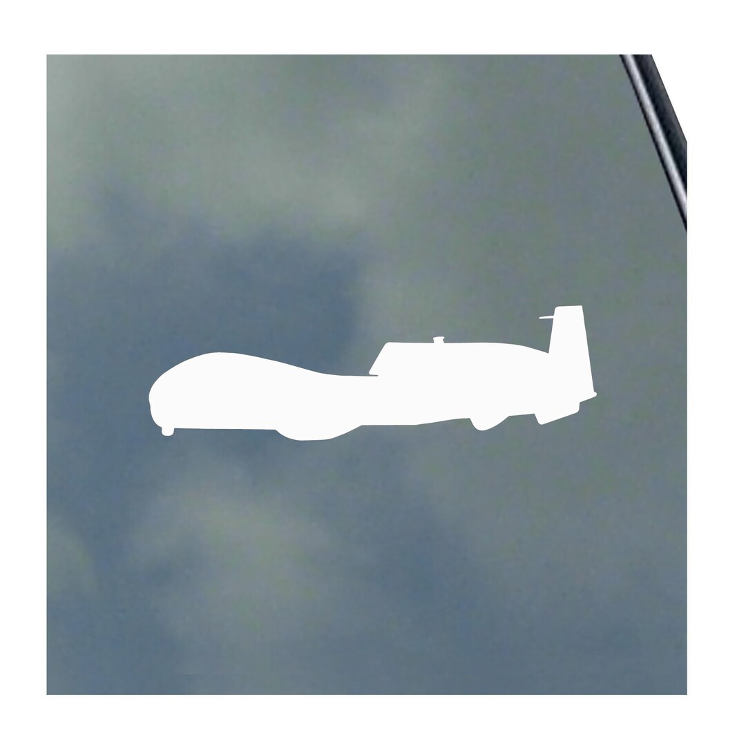 MQ-4C Triton Side View Vinyl Sticker Decal Navy UAV Unmanned Drone ...