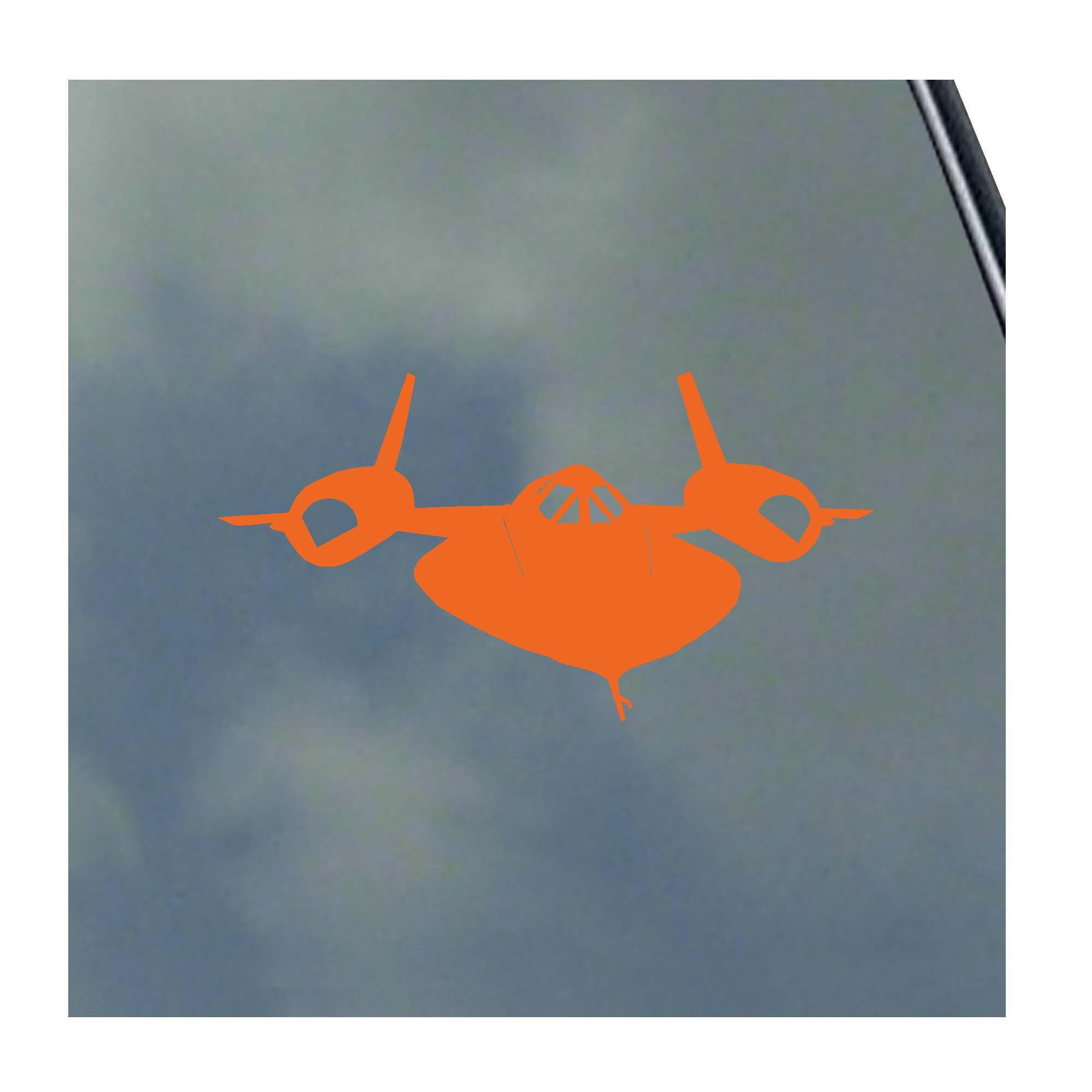 SR-71 Blackbird Pilot Front View in Flight Vinyl Sticker Decal by KLO ...
