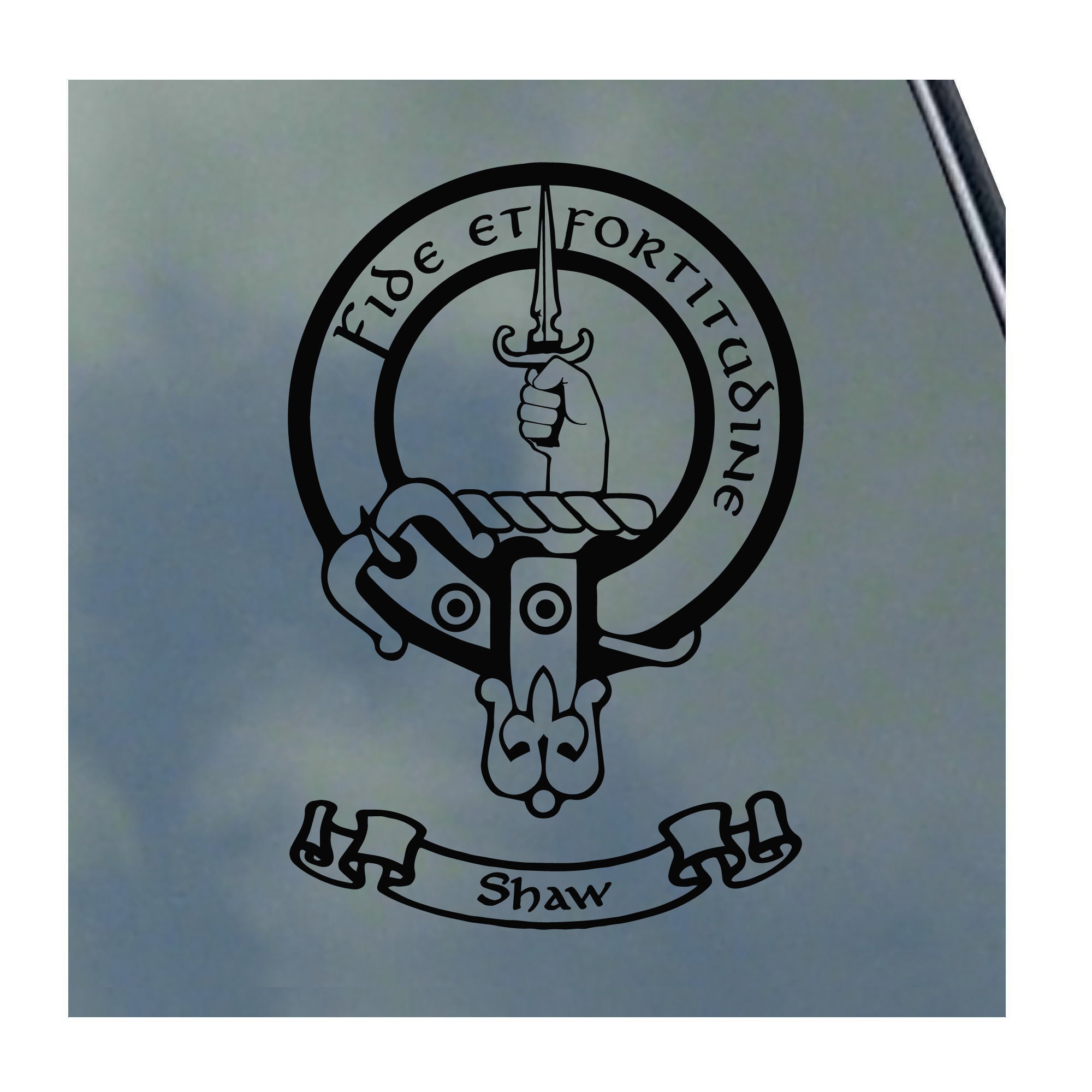 SHAW CLAN CREST pegatina de vinilo calcomanía Truck Car - Etsy España